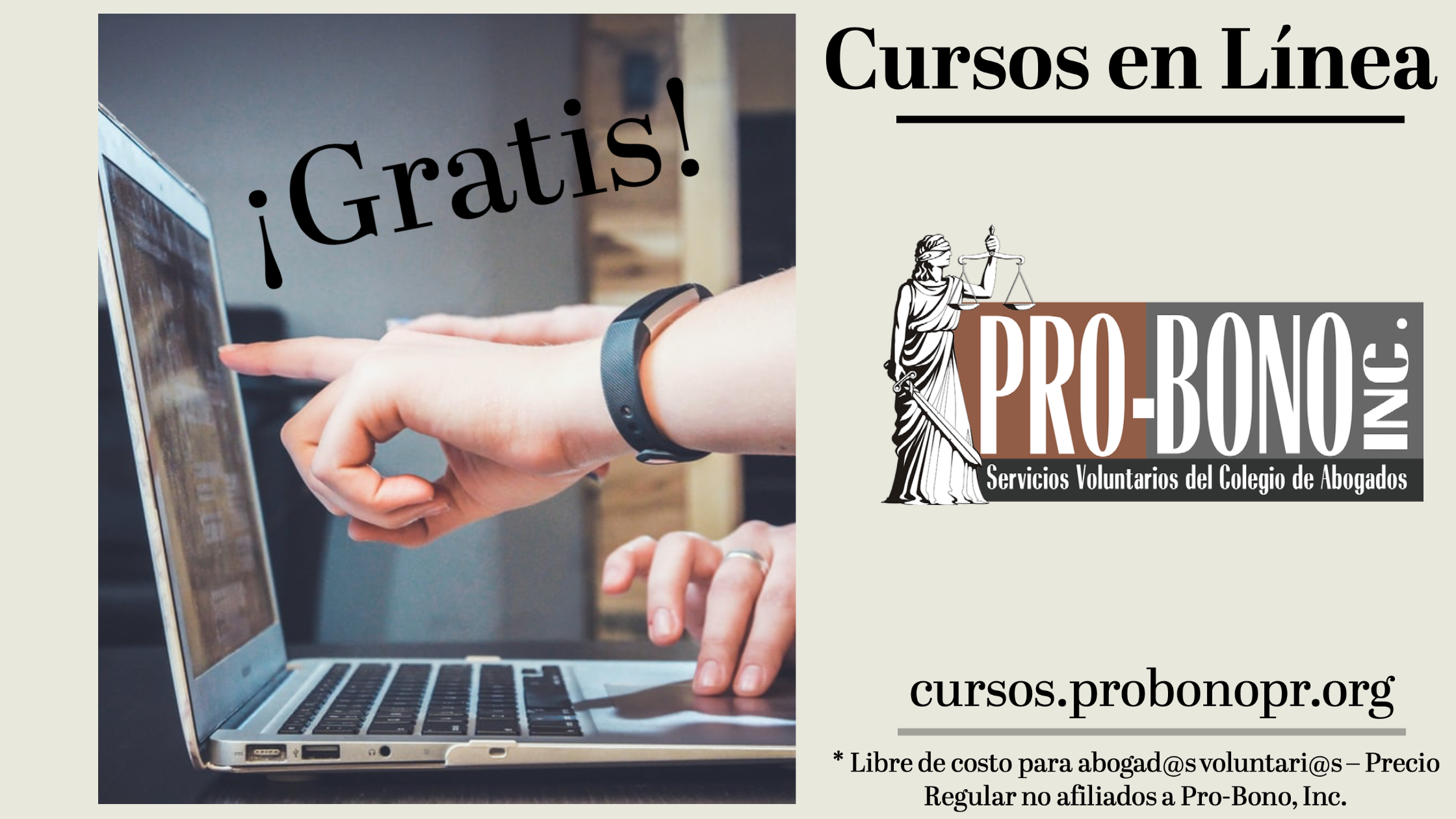 Listado de Cursos – Pro-Bono, Inc. Listado de Cursos – Pro-Bono, Inc.
